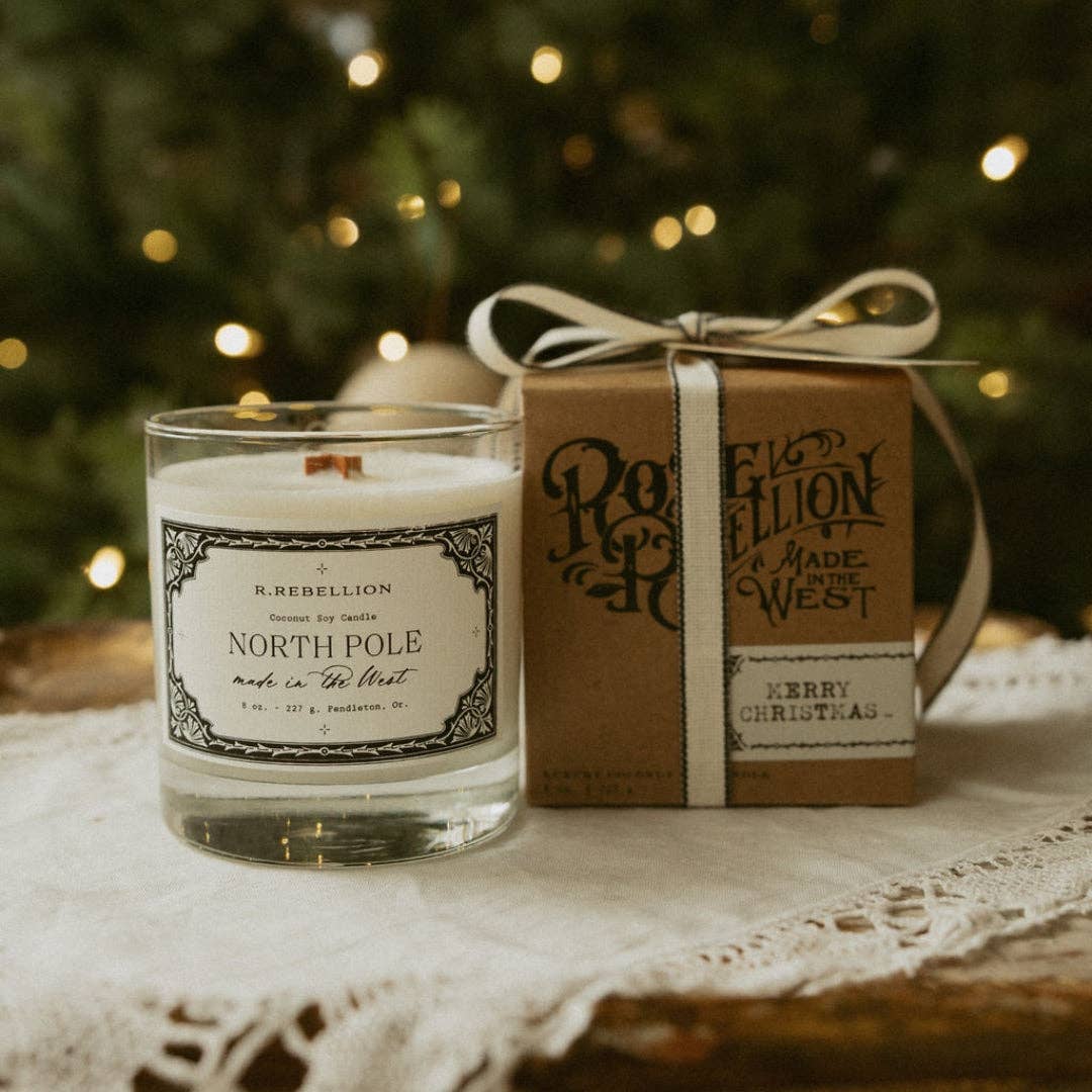 North Pole Candle 8 oz. – Desert Rose Florist & Boutique